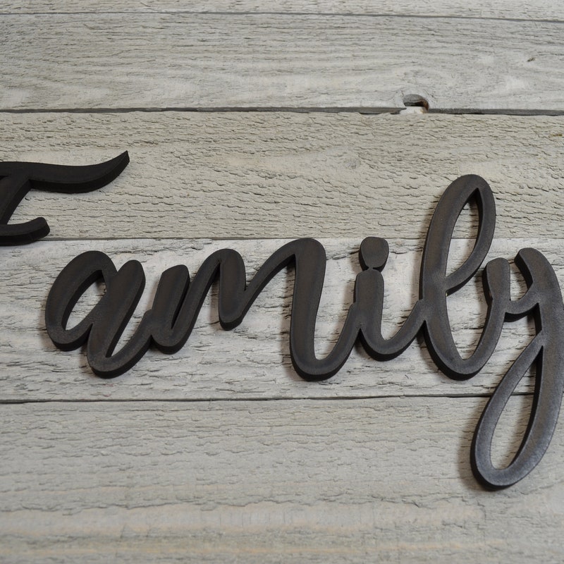 Wood Family Cutout - Etsy