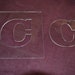Letter Router Templates , Router Inlay Template, Clear Acrylic 4.5 and ...