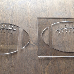 Football Router Templates, Inlay Template Clear Acrylic, Router Jig ...