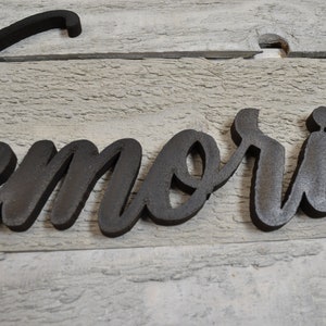 Memories Word Sign, Cursive Word Sign, Memories Cutout, Word Art ...