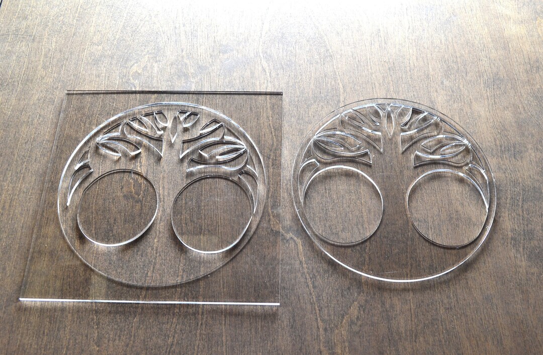 Tree of Life Router Templates, Inlay Template Clear Acrylic, Router Jig ...