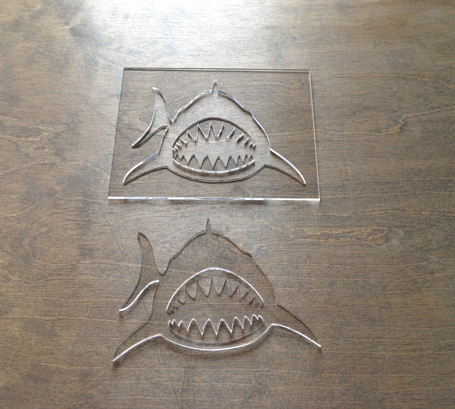Shark Router Template, Router Inlay Template, Clear Acrylic, Router Jig ...