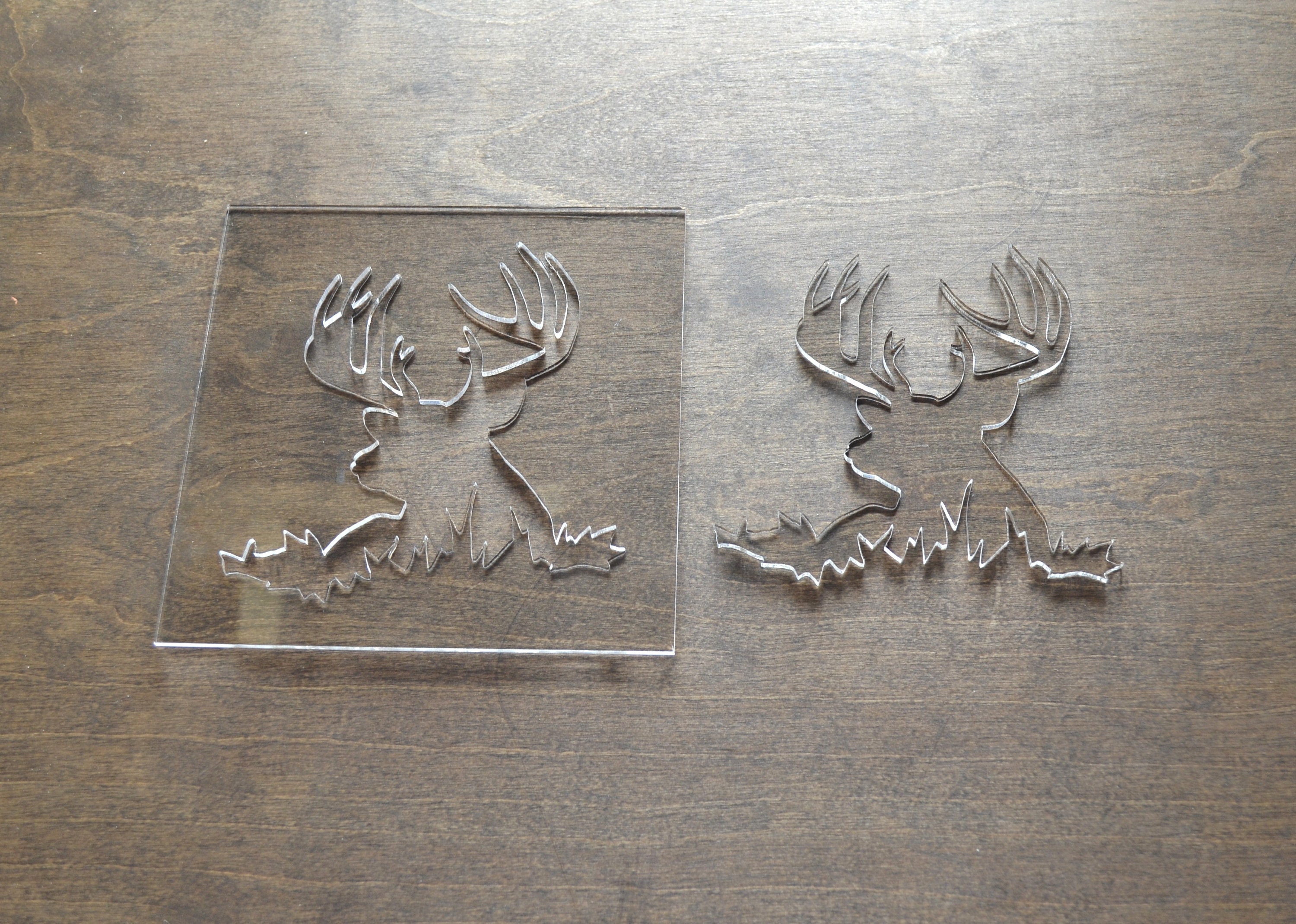 Deer Router Template, Router Inlay Template, Clear Acrylic, Router Jig ...