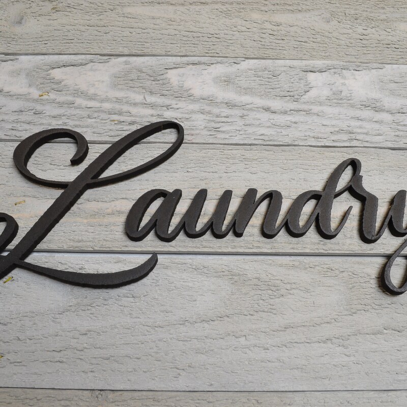 Wooden Laundry Sign - Etsy