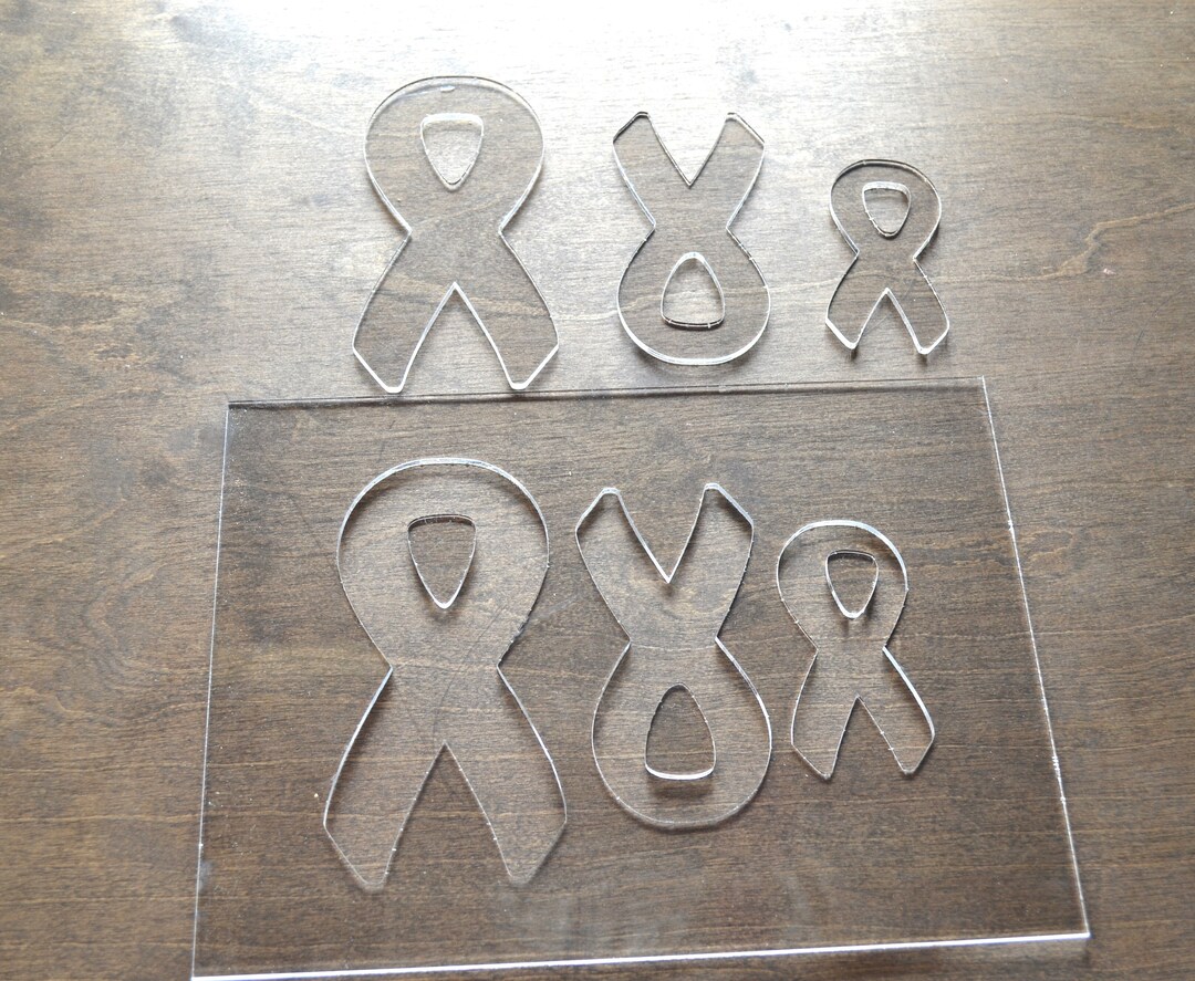 Ribbon Router Template, Router Inlay Template, Clear Acrylic, Router ...