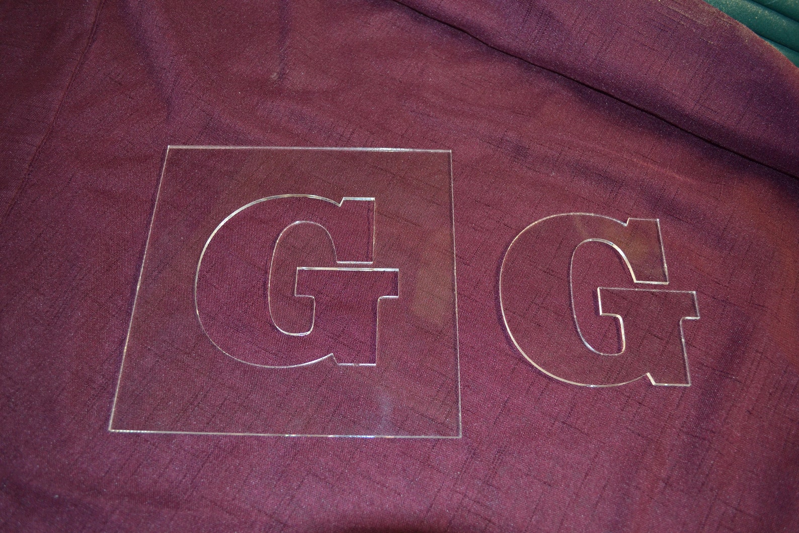 Letter Router Templates , Router Inlay Template, Clear Acrylic 4.5 and ...