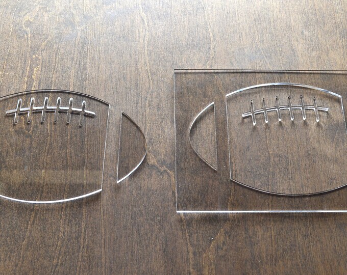 Football Router Templates, Inlay Template Clear Acrylic, Router Jig ...