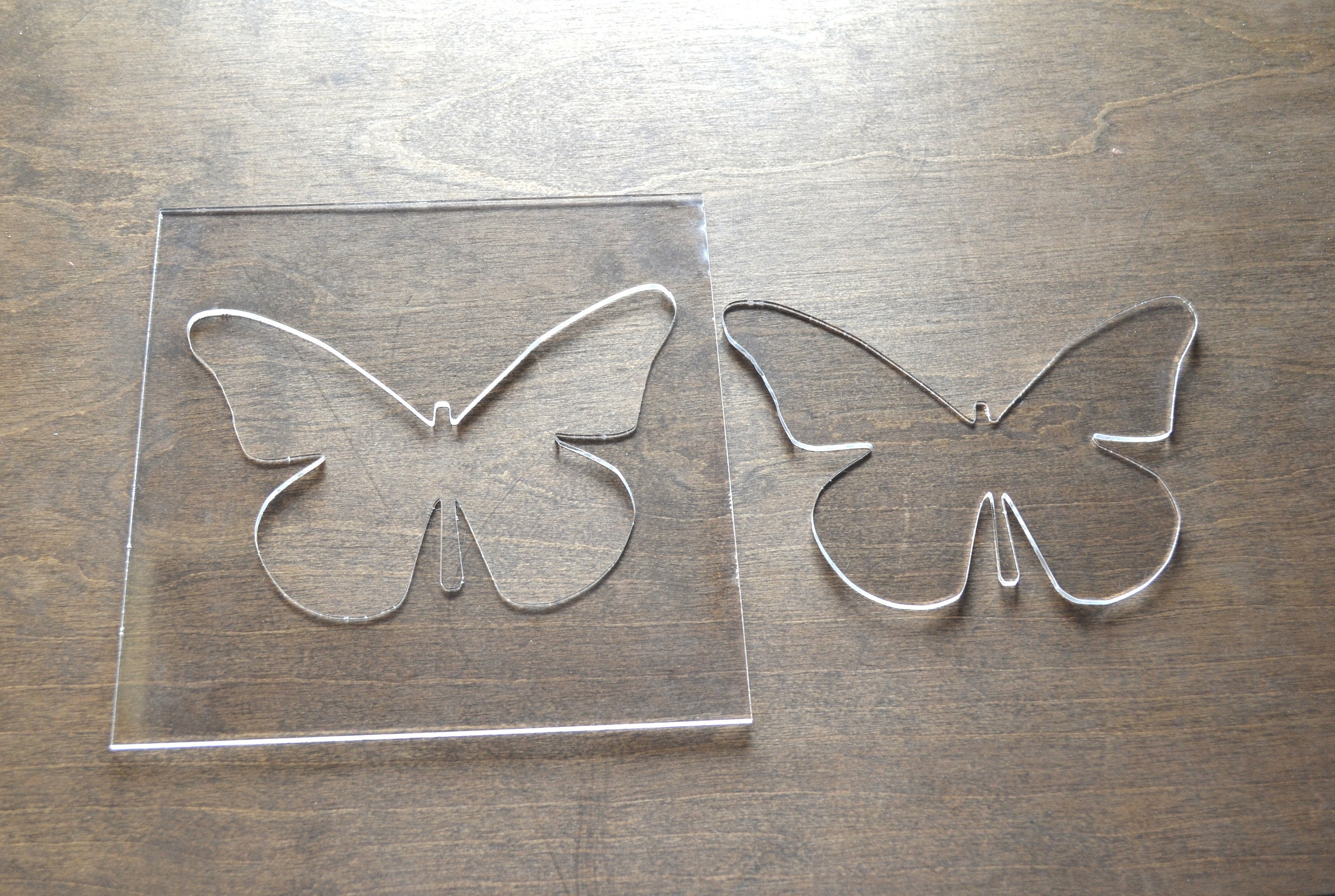 Butterfly Router Template , Router Inlay Template, Clear Acrylic ...