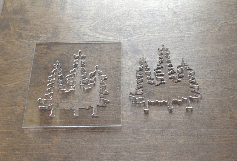 Three Trees Router Template, Router Inlay Template, Clear Acrylic ...