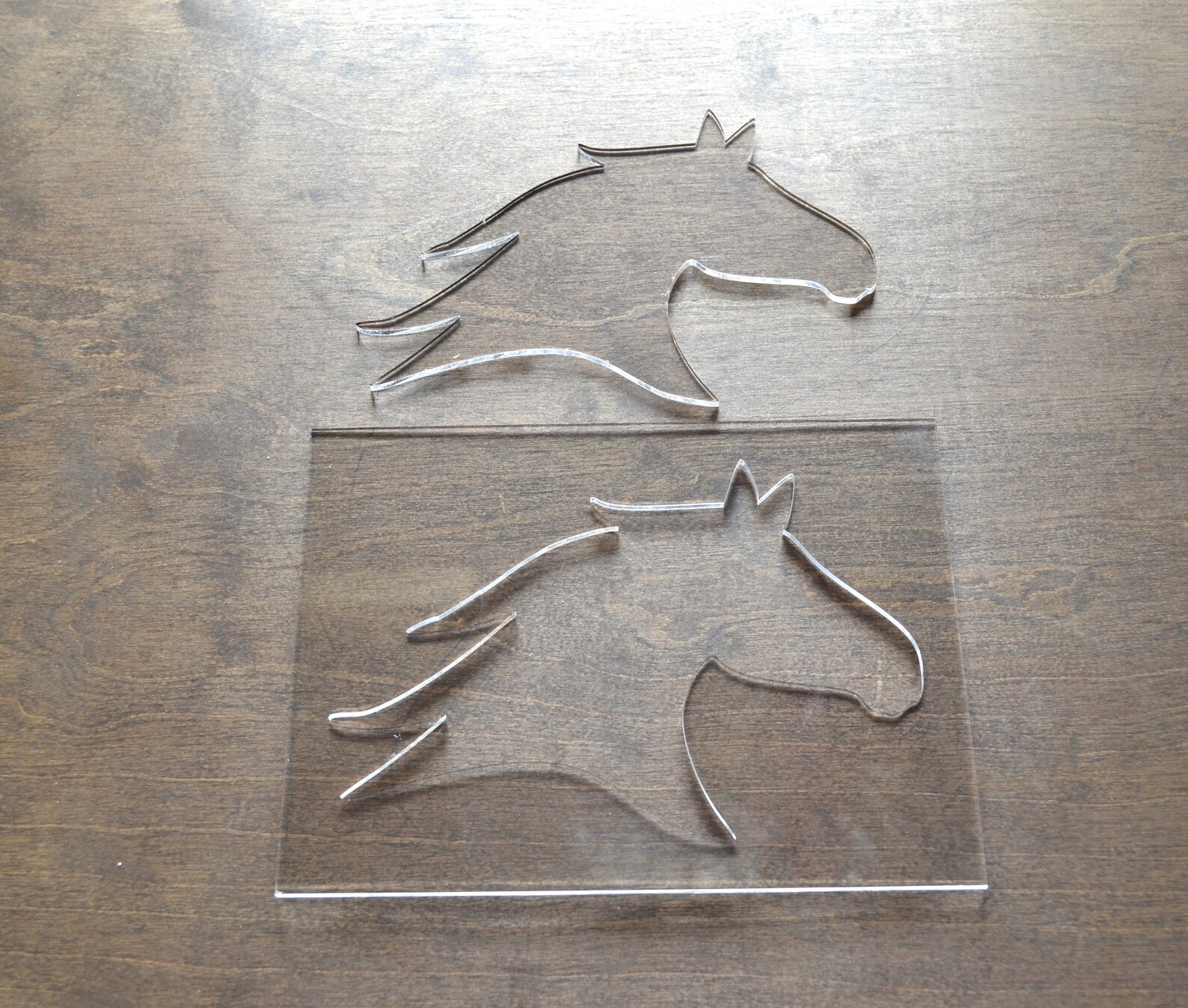 Horse Head Router Template, Router Inlay Template, Clear Acrylic ...