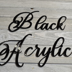 His and Hers Word Sign, Cursive Word Sign, His and Hers Cutout, Word ...