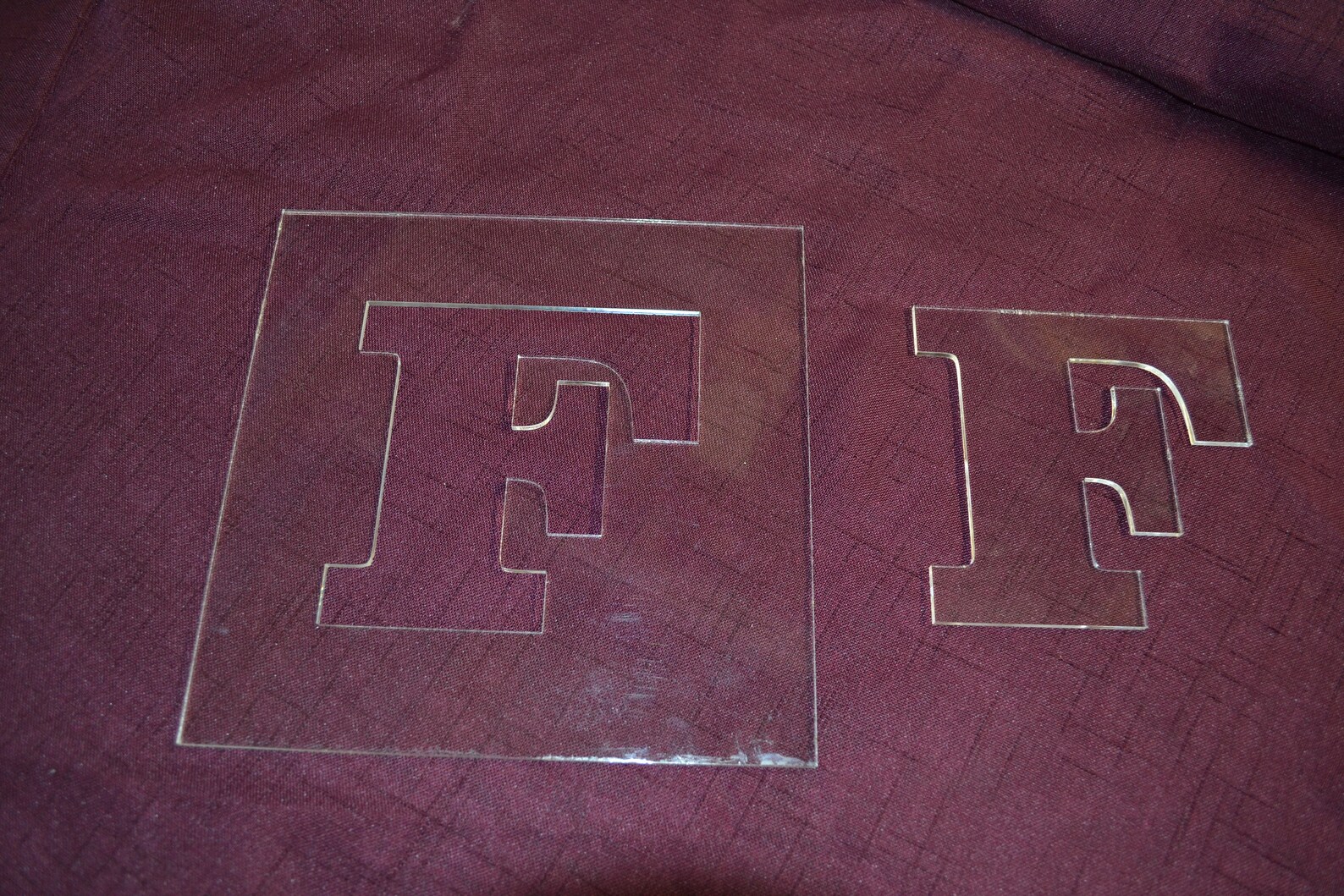 Letter Router Templates , Router Inlay Template, Clear Acrylic 4.5 and ...