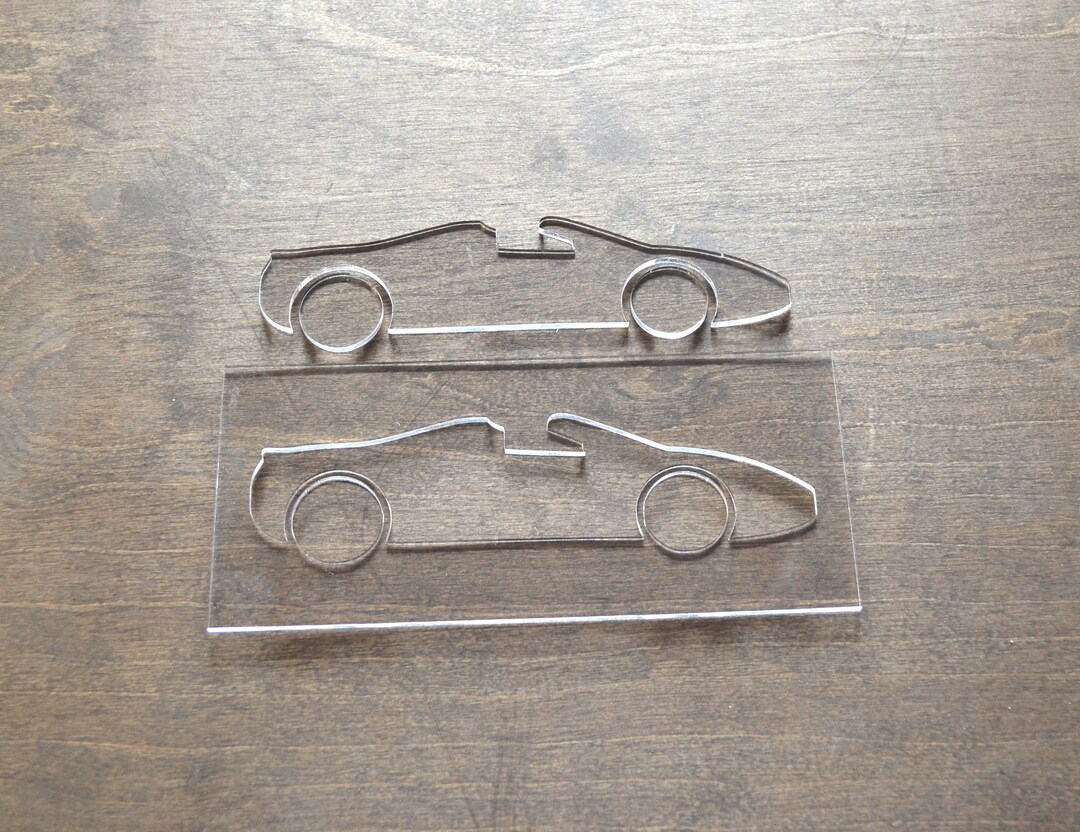 Sports Car Router Template, Router Inlay Template, Clear Acrylic ...
