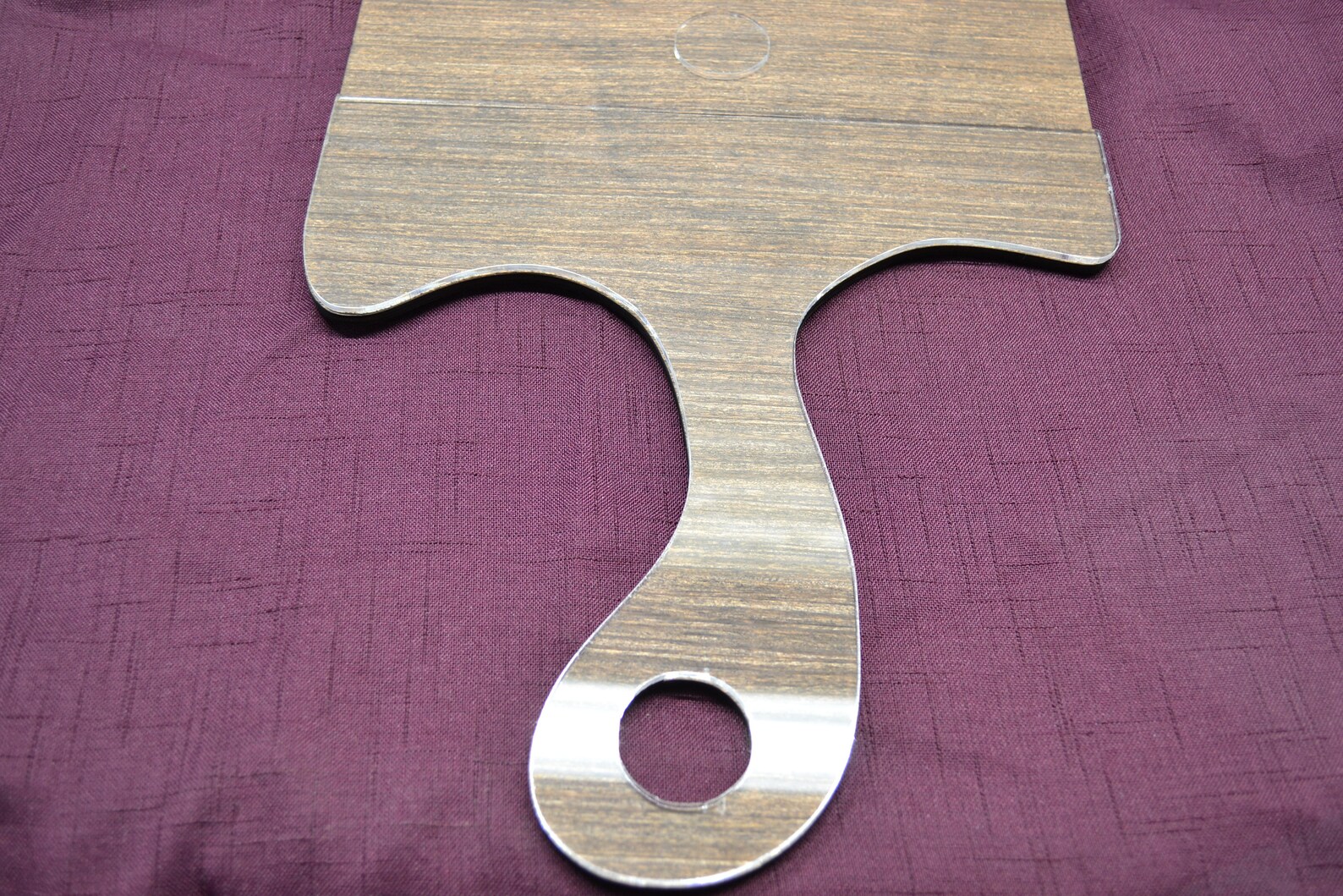Curvy Charcuterie Board Handle Template Clear Acrylic Router - Etsy