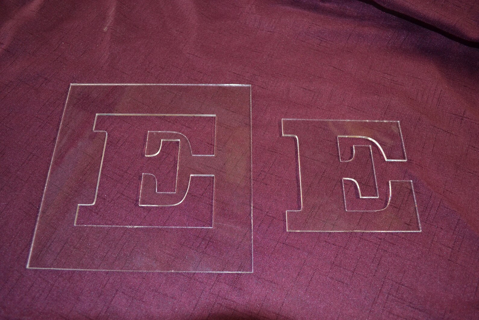 Letter Router Templates , Router Inlay Template, Clear Acrylic 4.5 and ...