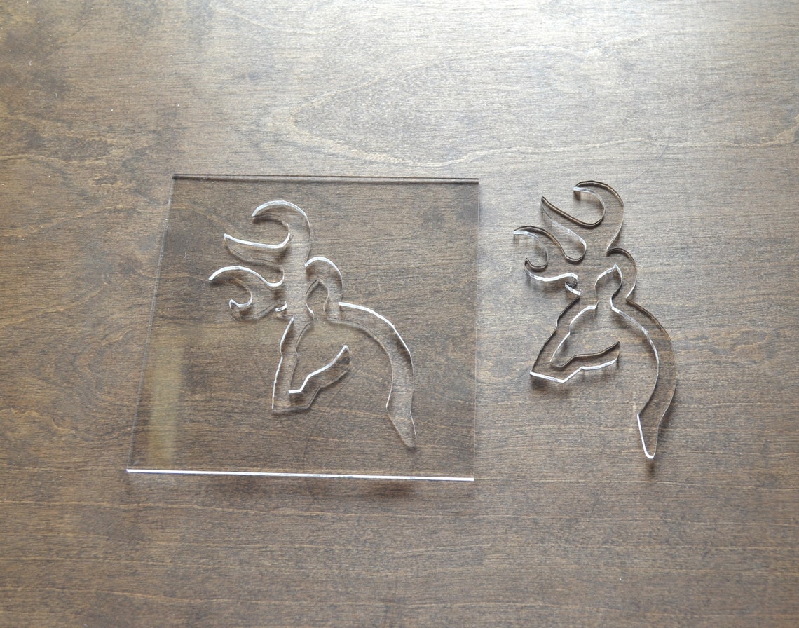Deer Head Router Template Router Inlay Template Clear - Etsy