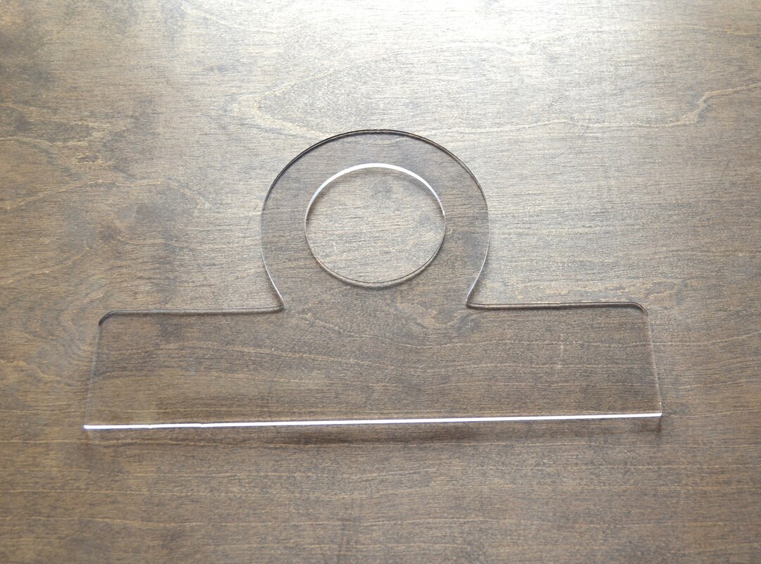 Round Grip Charcuterie Board Handle Template, Clear Acrylic, Router Jig ...