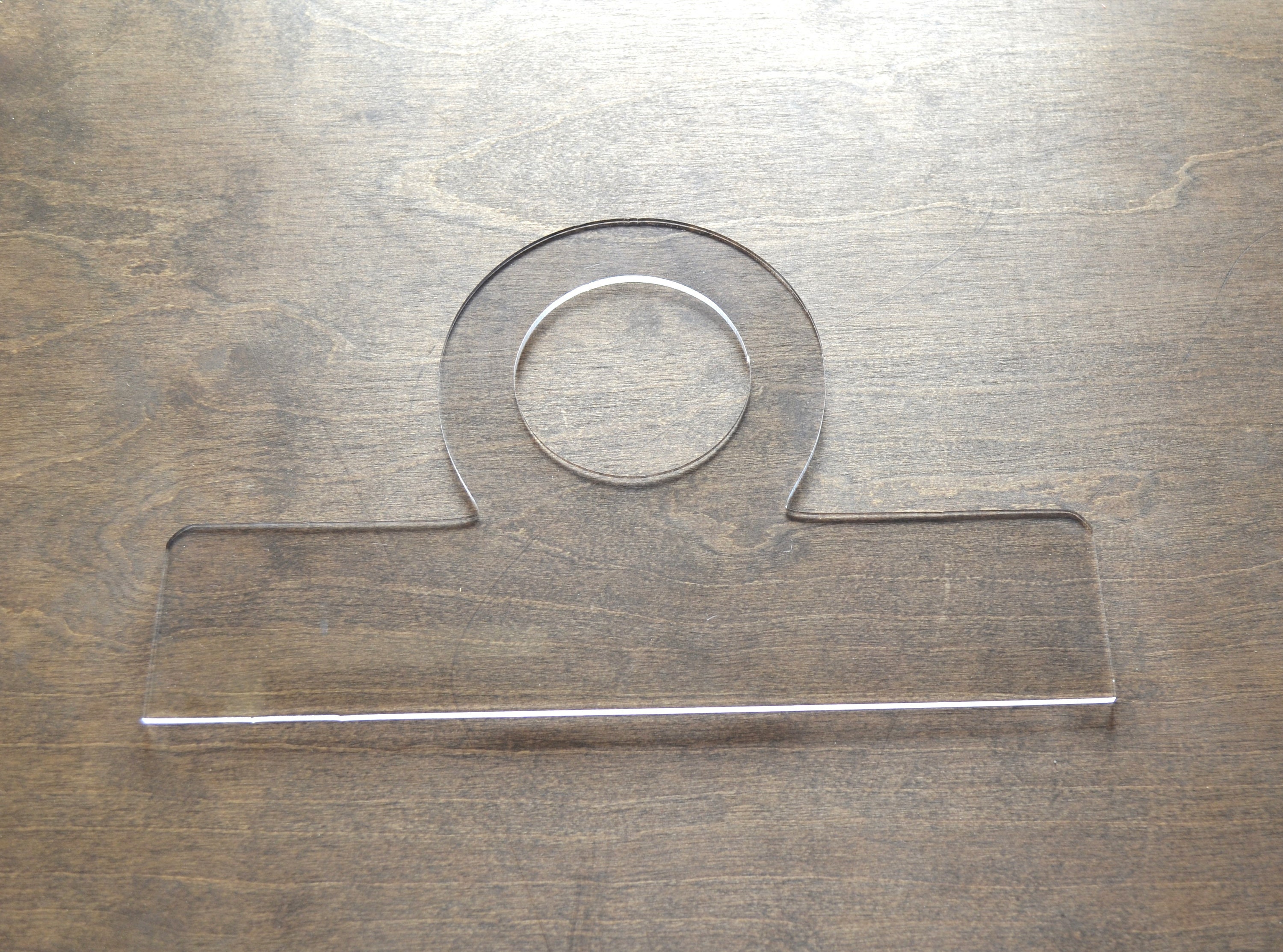 Round Grip Charcuterie Board Handle Template Clear Acrylic - Etsy