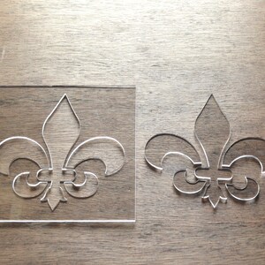 Fleur De Lis Router Templates, Inlay Template Clear Acrylic, Router Jig ...