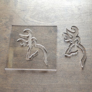 Deer Head Router Template, Router Inlay Template, Clear Acrylic, Router ...