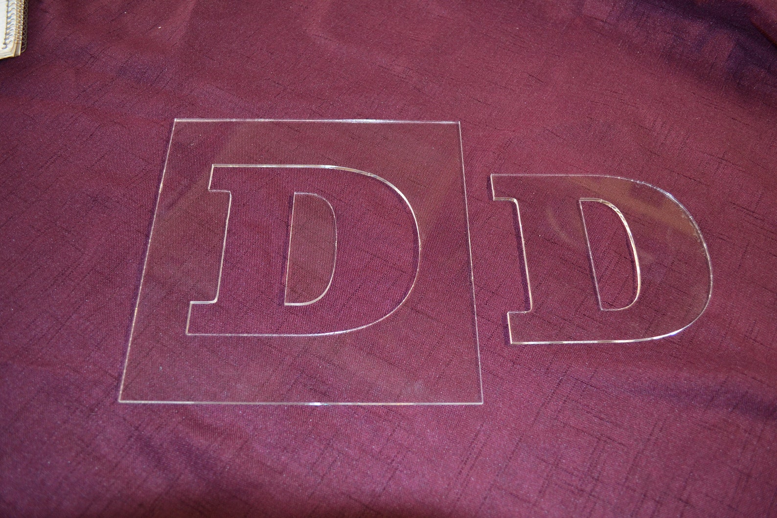 Letter Router Templates , Router Inlay Template, Clear Acrylic 4.5 and ...