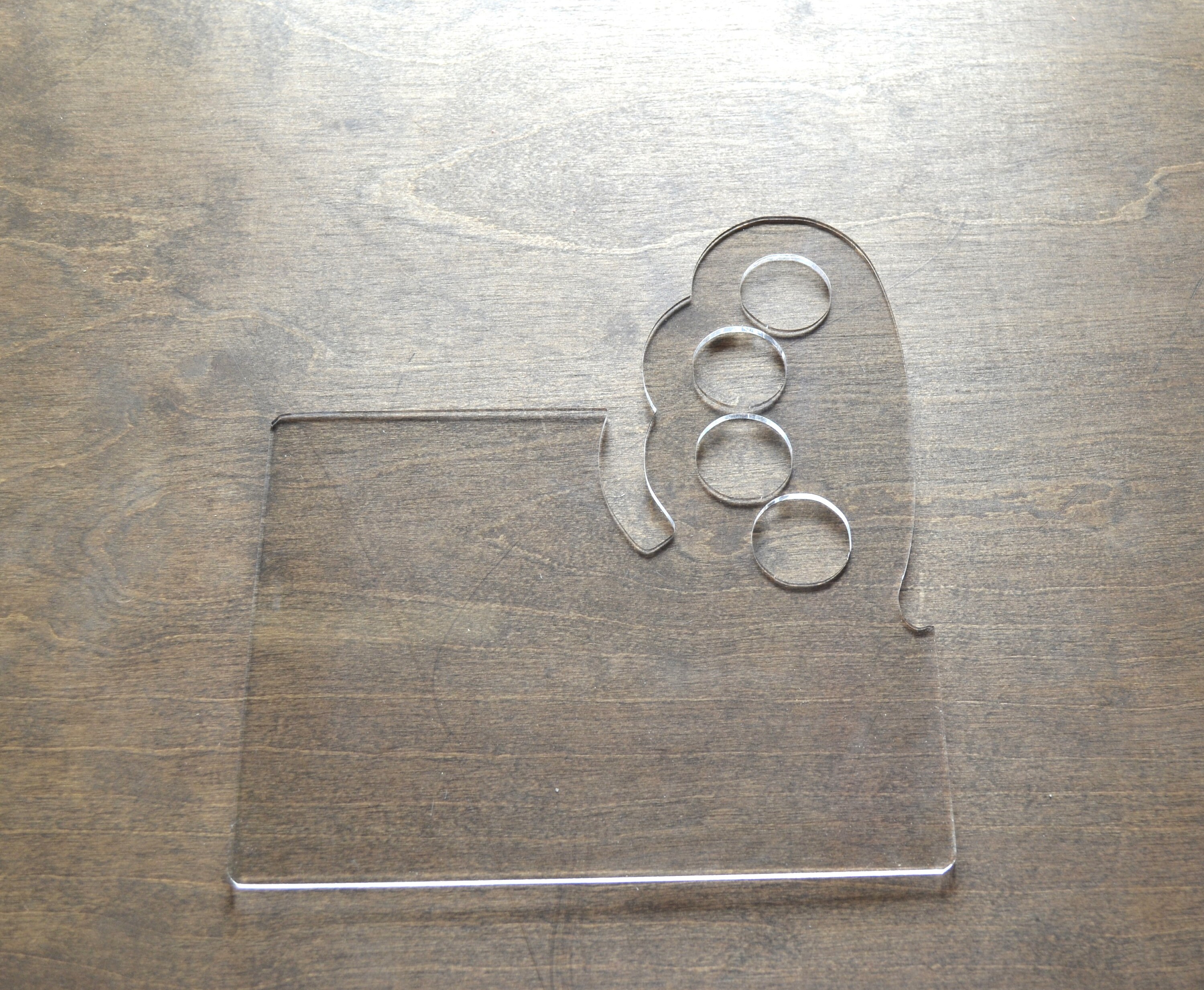 Brass Knuckle Handle Charcuterie Board Handle Template Clear - Etsy