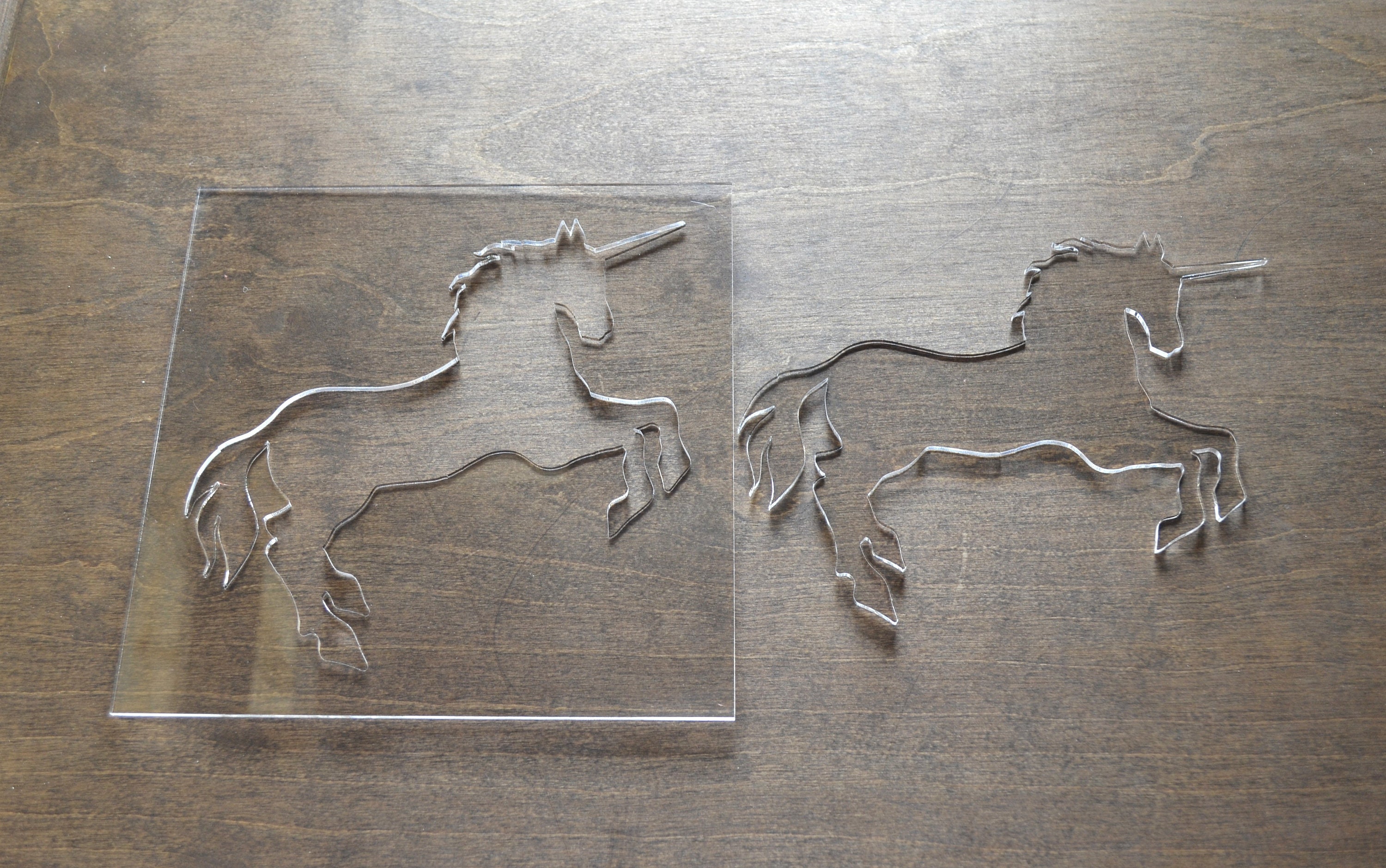 Unicorn Router Template, Router Inlay Template, Clear Acrylic, Router ...