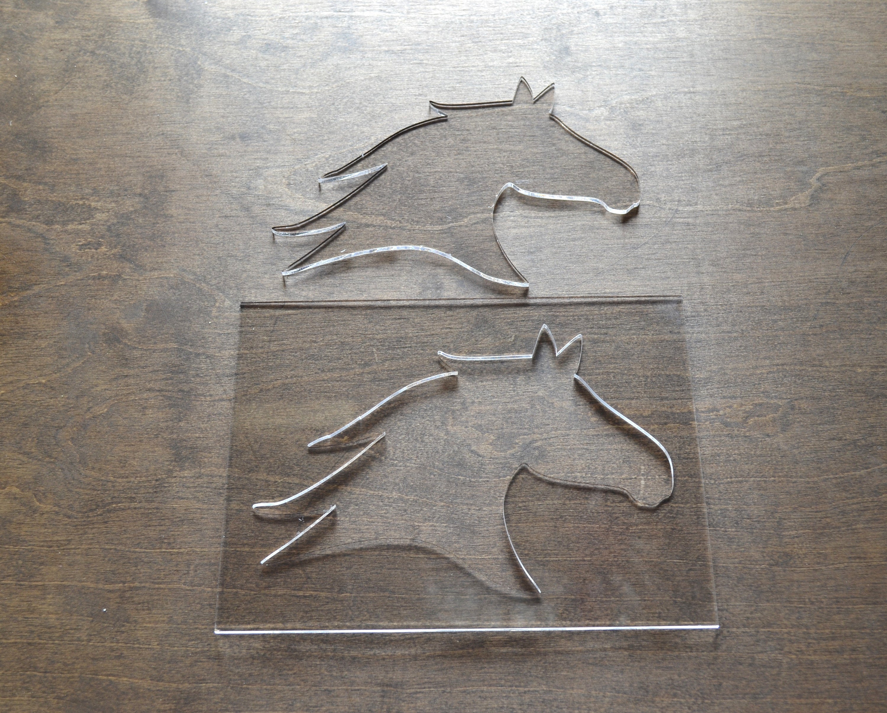 Horse Head Router Template, Router Inlay Template, Clear Acrylic ...