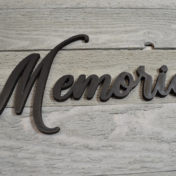 Memories Word Art - Etsy
