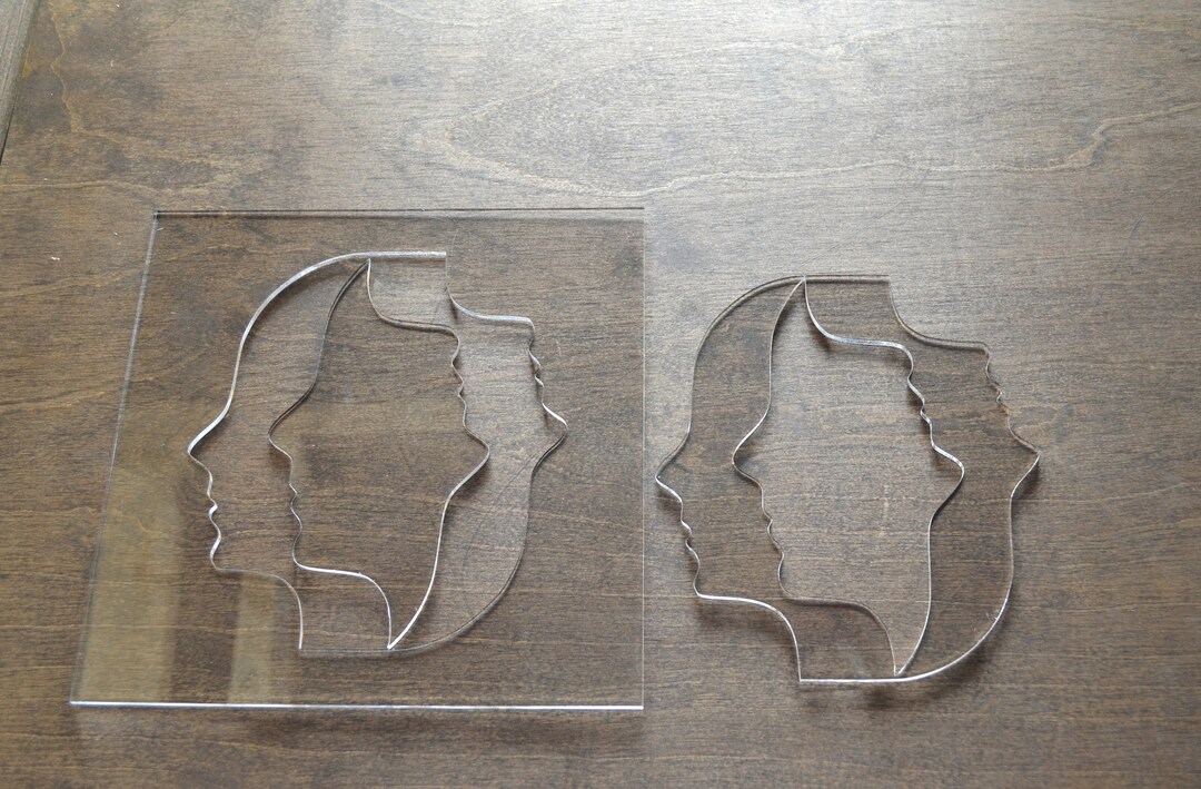 Two Faces Router Template, Router Inlay Template, Clear Acrylic, Router ...