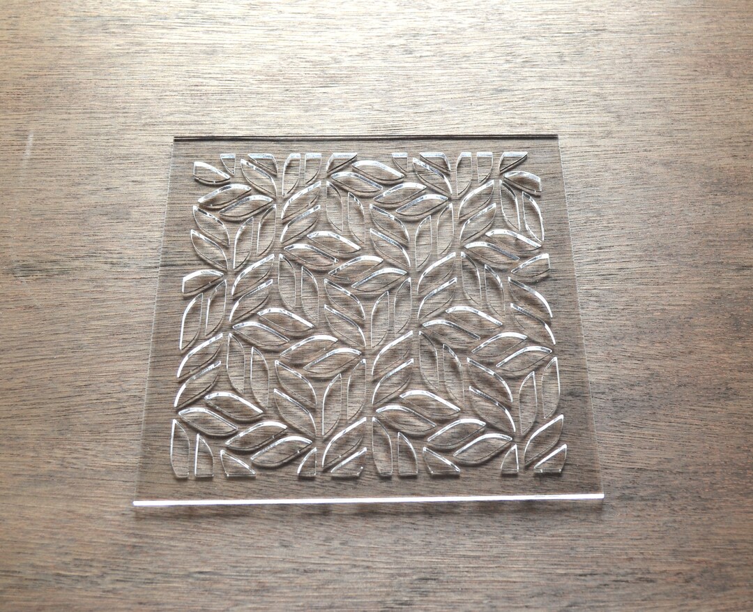 Geometric Pattern Router Template, Clear Acrylic, Router Inlay Jig ...