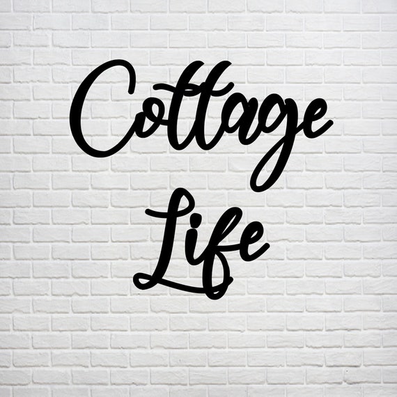 The Word Life In Cursive