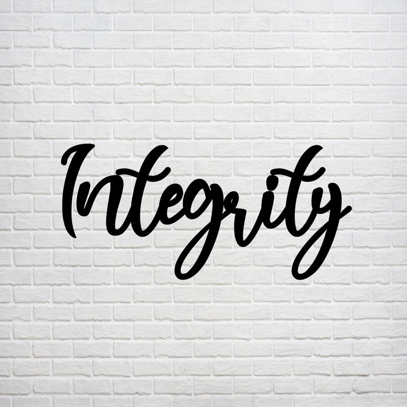Integrity Poster - Etsy