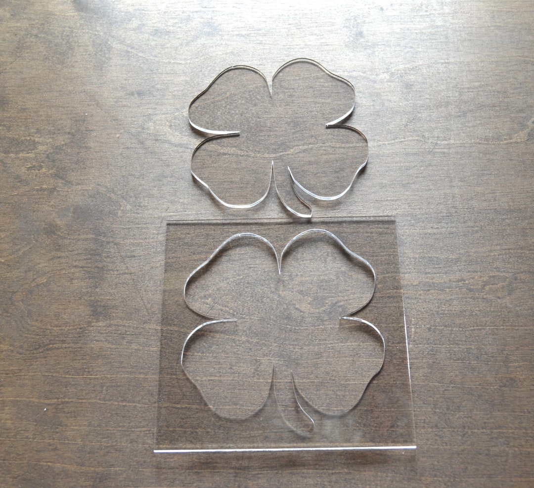 Clover Router Template, Router Inlay Template, Clear Acrylic, Router ...