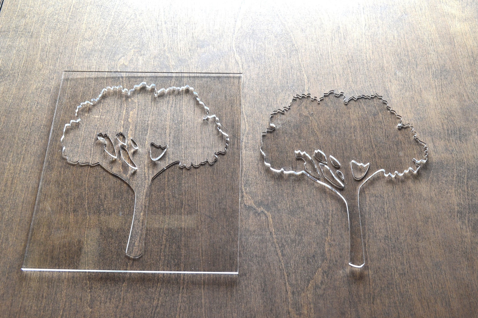 Tree Router Templates, Inlay Template Clear Acrylic, Router Jig ...