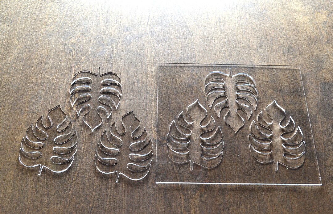 Leaves Router Templates, Inlay Template Clear Acrylic, Router Jig ...