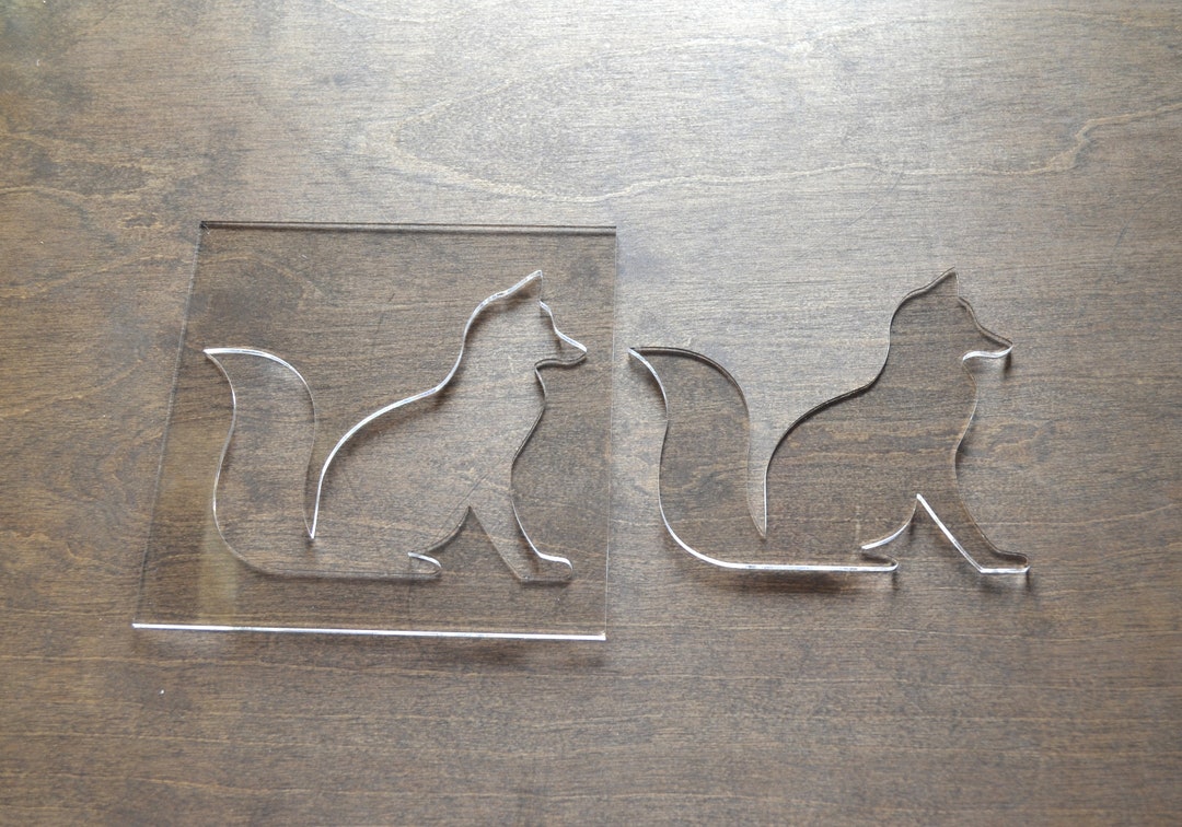 Fox Router Template, Router Inlay Template, Clear Acrylic, Router Jig ...