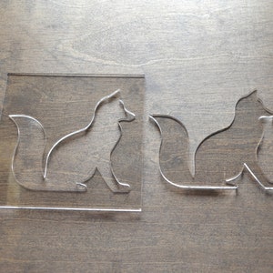 Fox Router Template, Router Inlay Template, Clear Acrylic, Router Jig ...