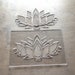 Lotus Flower Router Template, Router Inlay Template, Clear Acrylic ...