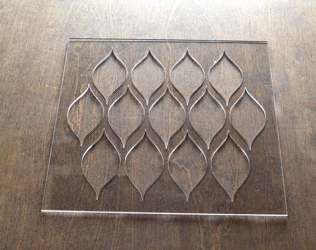 Tear Drop Router Template, Clear Acrylic, Router Inlay Jig, Woodworking ...