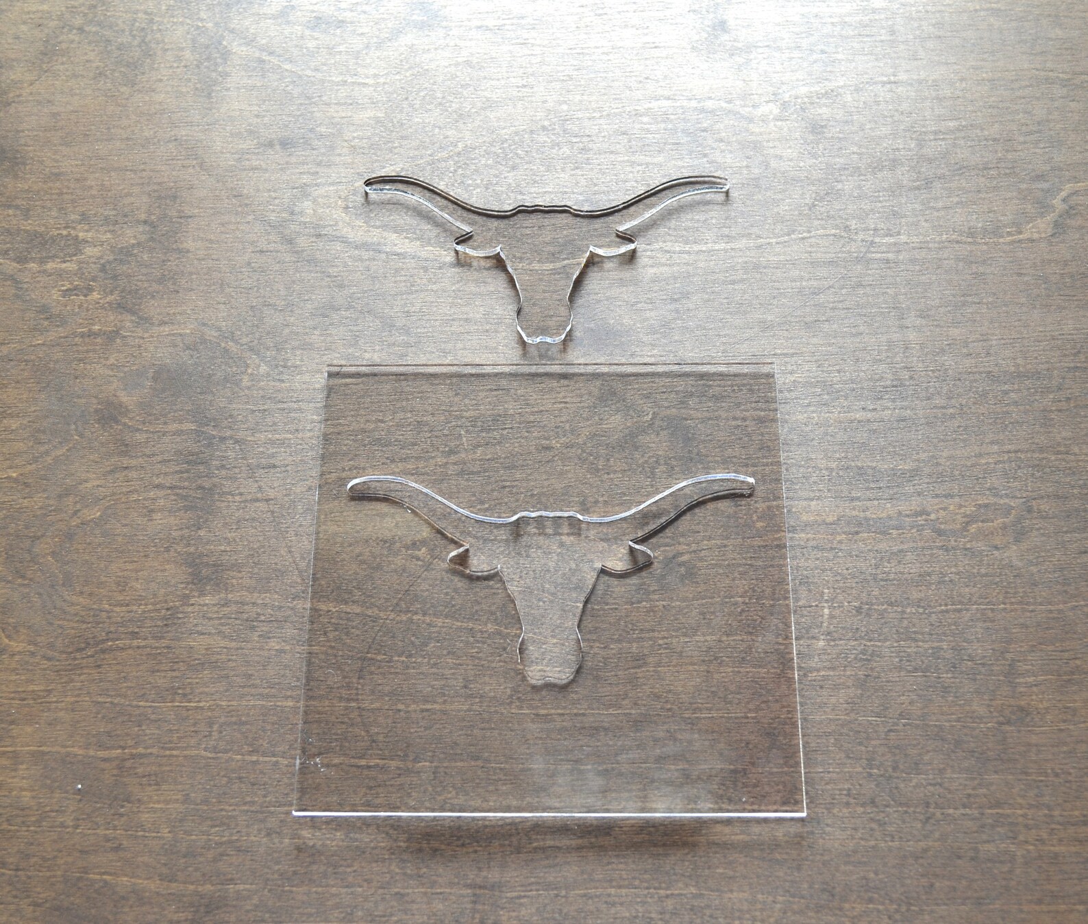 Longhorn Router Template, Clear Acrylic, Router Inlay Jig, Woodworking ...