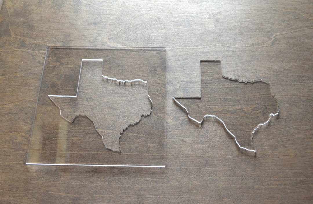 Texas Router Template, Inlay Template, Clear Acrylic, Router Jig ...