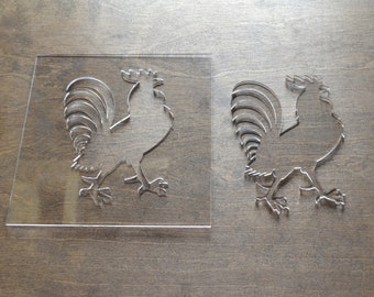 Mountain Range Router Template, Router Inlay Template, Clear Acrylic ...