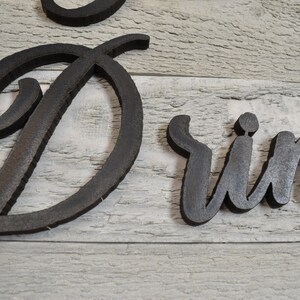 Eat & Drink Word Sign, Cursive Word Sign, Eat Drink Cutout, Rustic Word ...