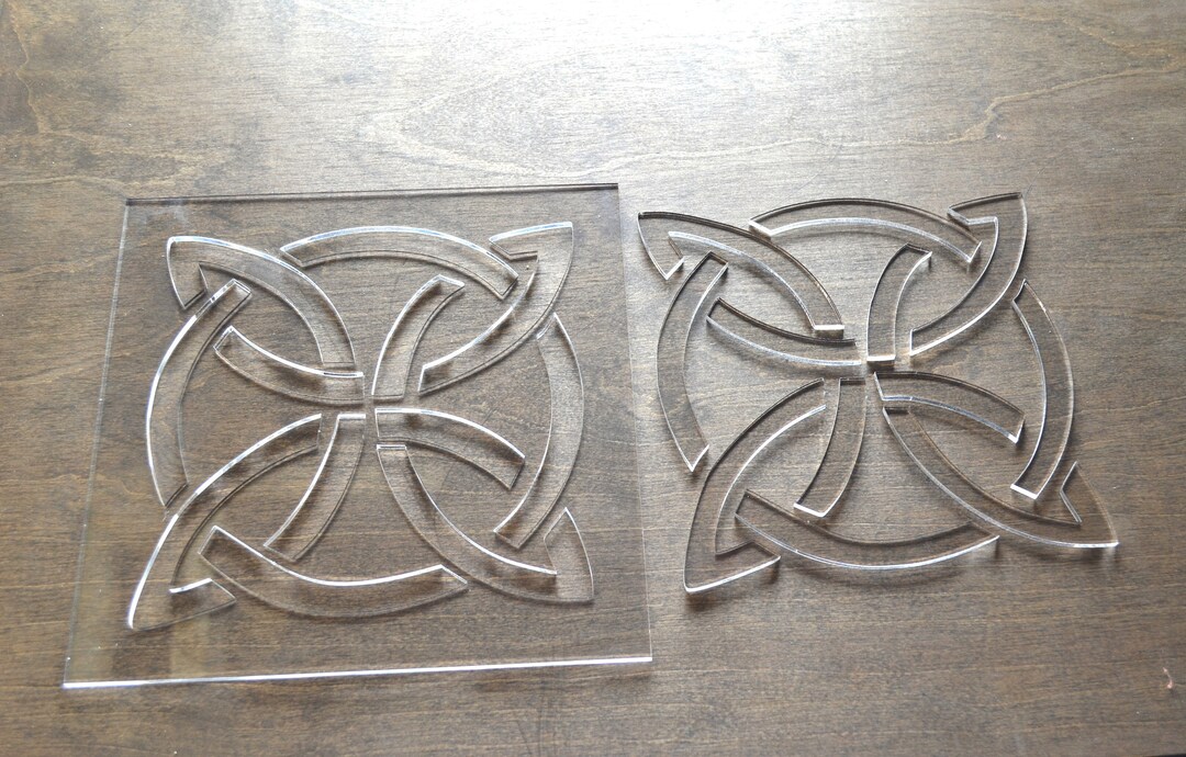 Celtic Knot Router Template, Router Inlay Template, Clear Acrylic ...