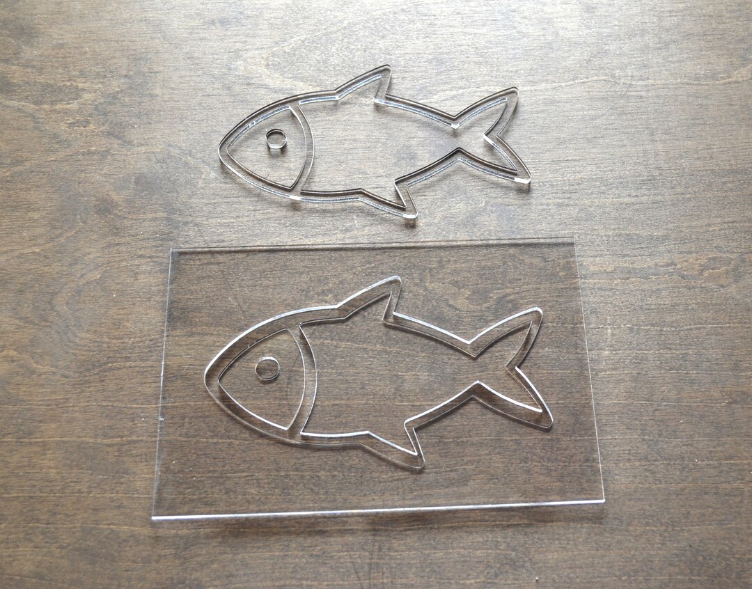 Fish Router Template, Router Inlay Template, Clear Acrylic, Router Jig ...