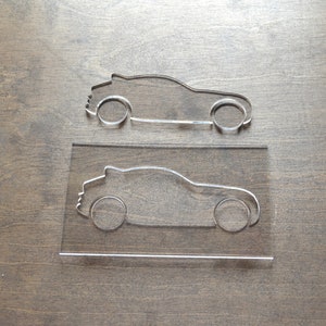 Sports Car Router Template, Router Inlay Template, Clear Acrylic ...