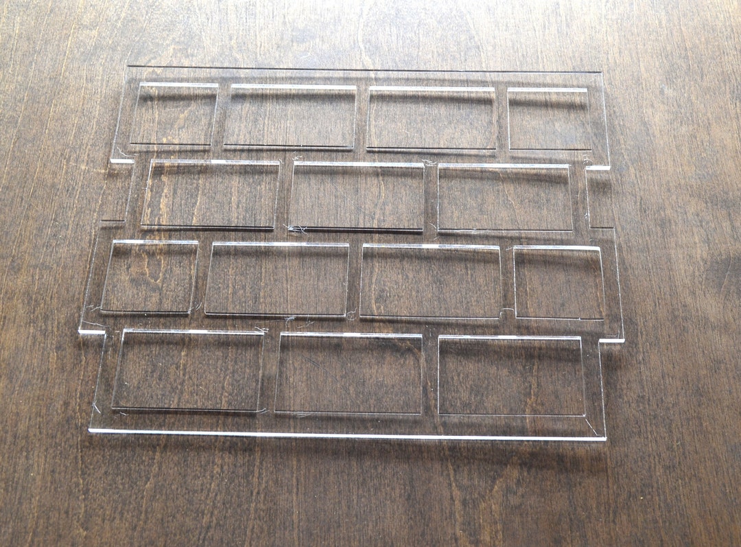 Brick Router Template, Clear Acrylic, Router Inlay Jig, Woodworking ...