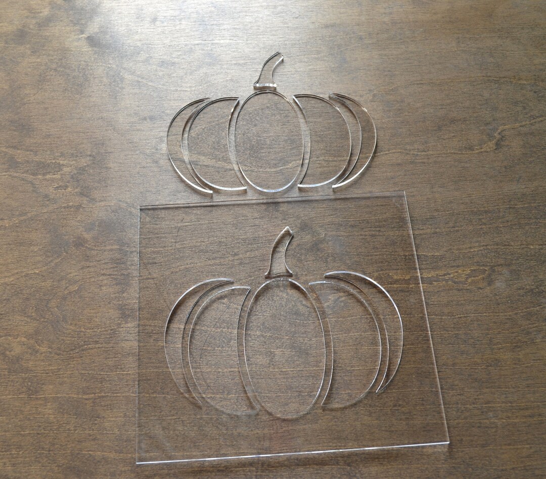 Pumpkin Router Template, Router Inlay Template, Clear Acrylic, Router ...