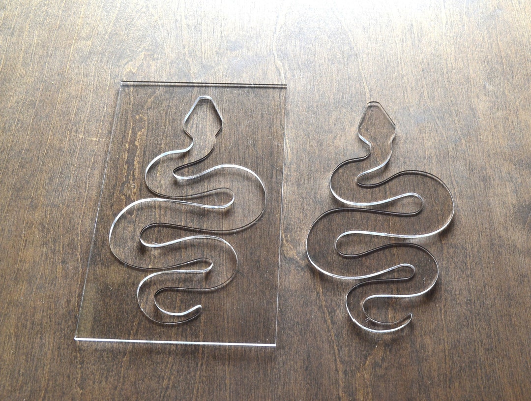 Snake Router Templates, Inlay Template Clear Acrylic, Router Jig ...